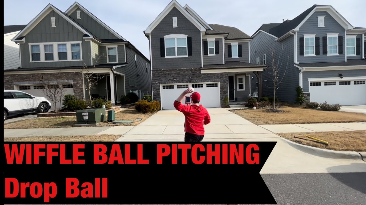 WIFFLE BALL PITCHING TUTORIAL- HOW TO THROW A DROP BALL - YouTube