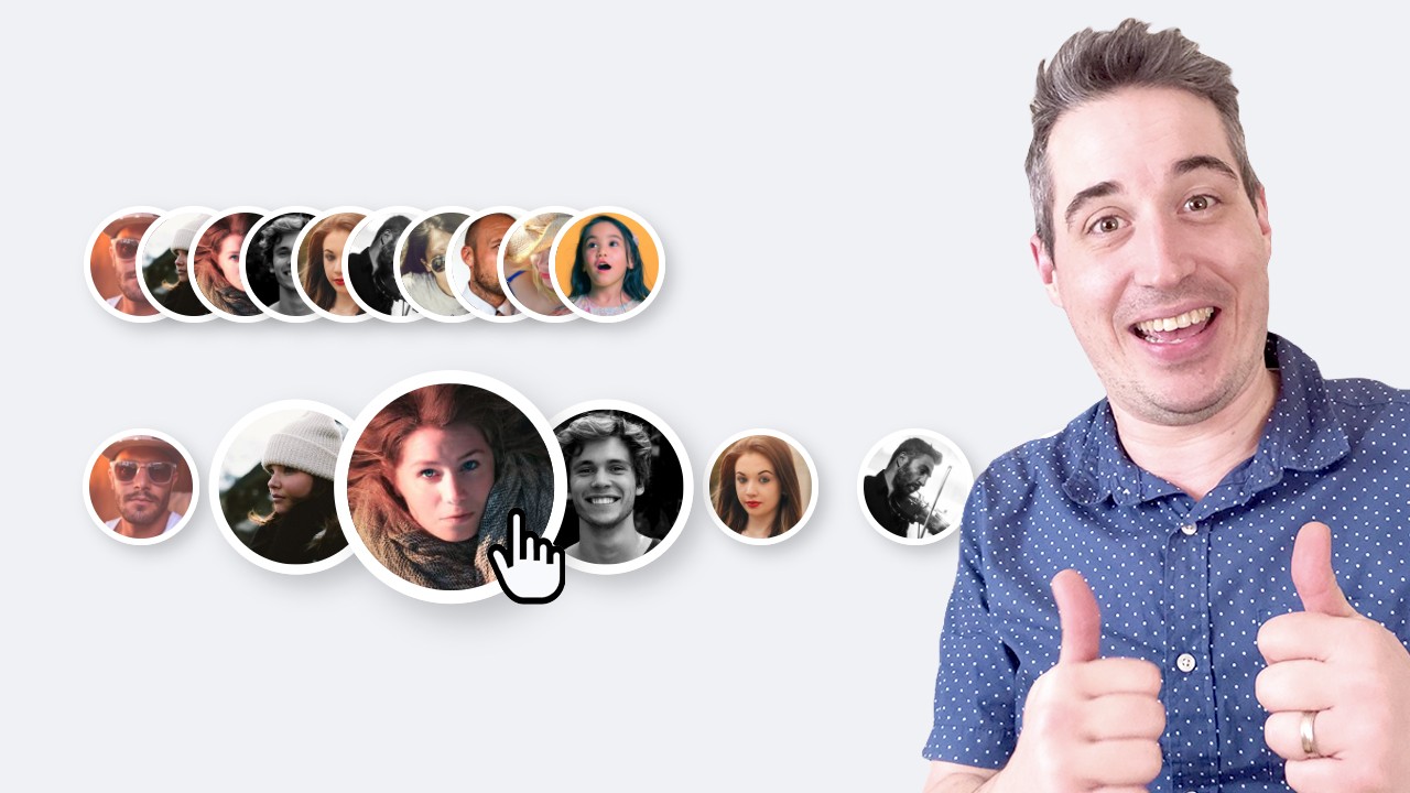 Create a cool bubble zoom effect with CSS - YouTube