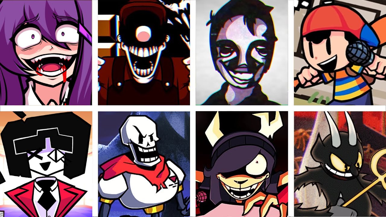 Markov but Every Turn a Different Character Sings 🎶 (FNF Markov but ...