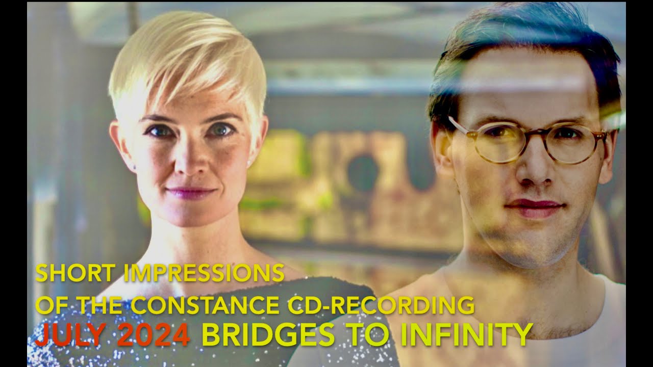 Enjott Schneider RECORDING July 24 of CD "BRIDGES TO INFINITY" railer with Julia Sophie Wagner ...