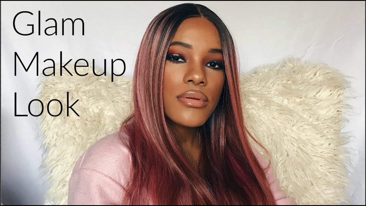 Glam Makeup Look: Trying out new products - YouTube