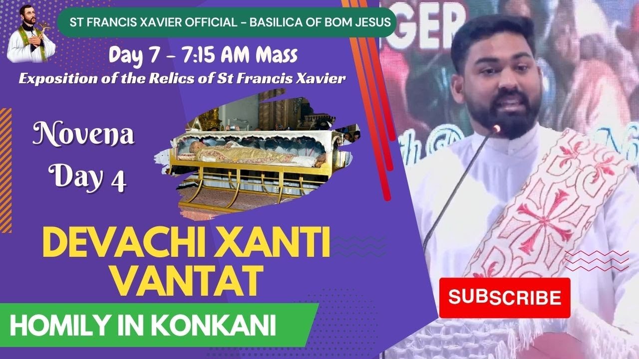 Devachi Xanti Vantat 🙏 Homily in Konkani 🙏 27 Nov 2024 🙏 Exposition Day ...