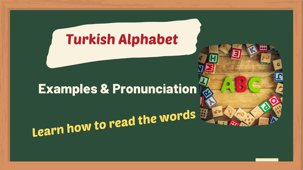 The Turkish Alphabet // Pronunciation and Extra Practice - YouTube