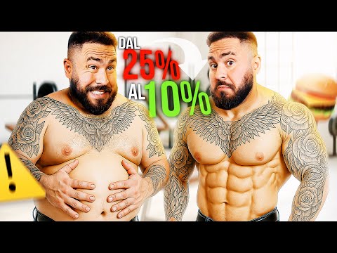 COME ARRIVARE AL 10% DI MASSA GRASSA! - TUTORIAL DEFINIZIONE