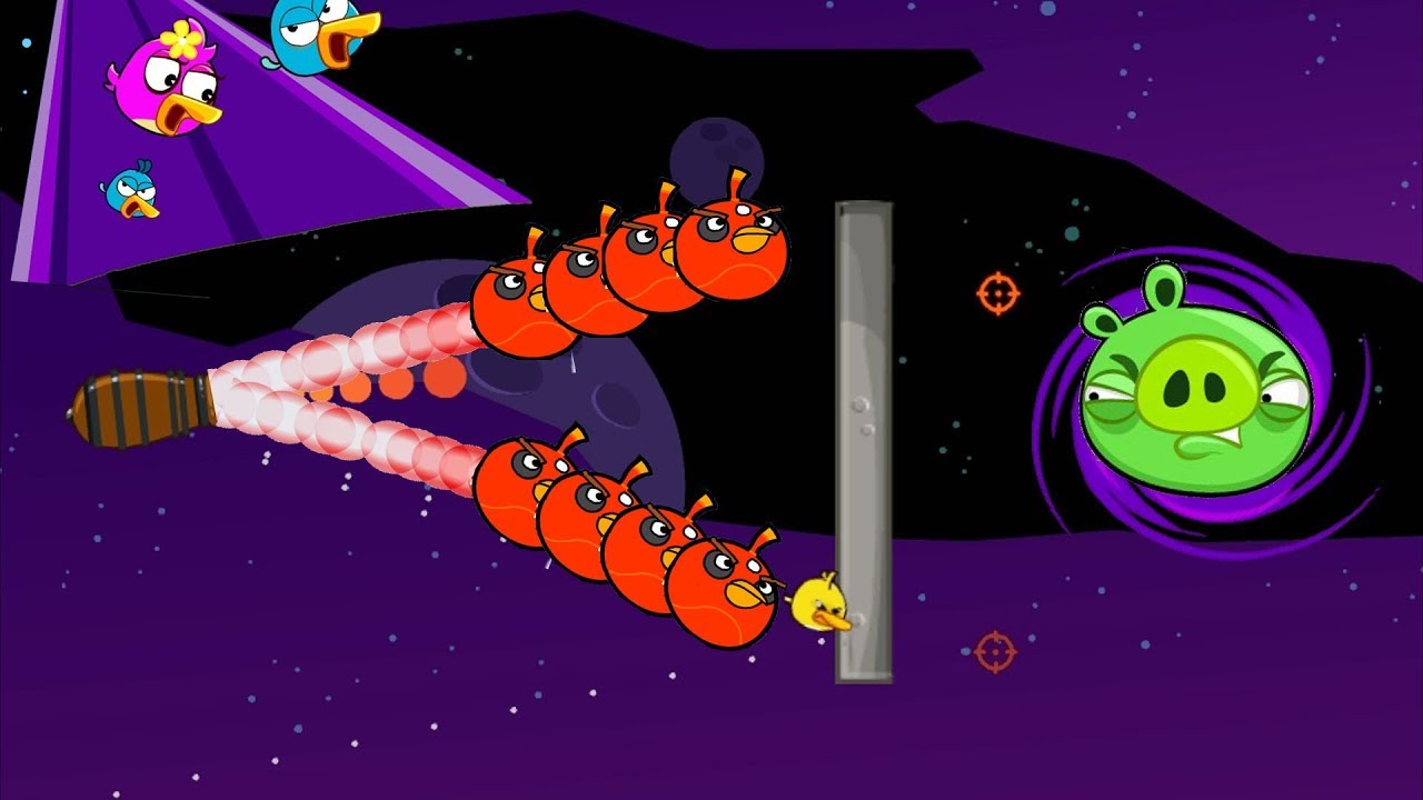 Angry Birds Cannon Hacked 5 - COLLECTION BIRDS BREAK STONE TO HIT ...