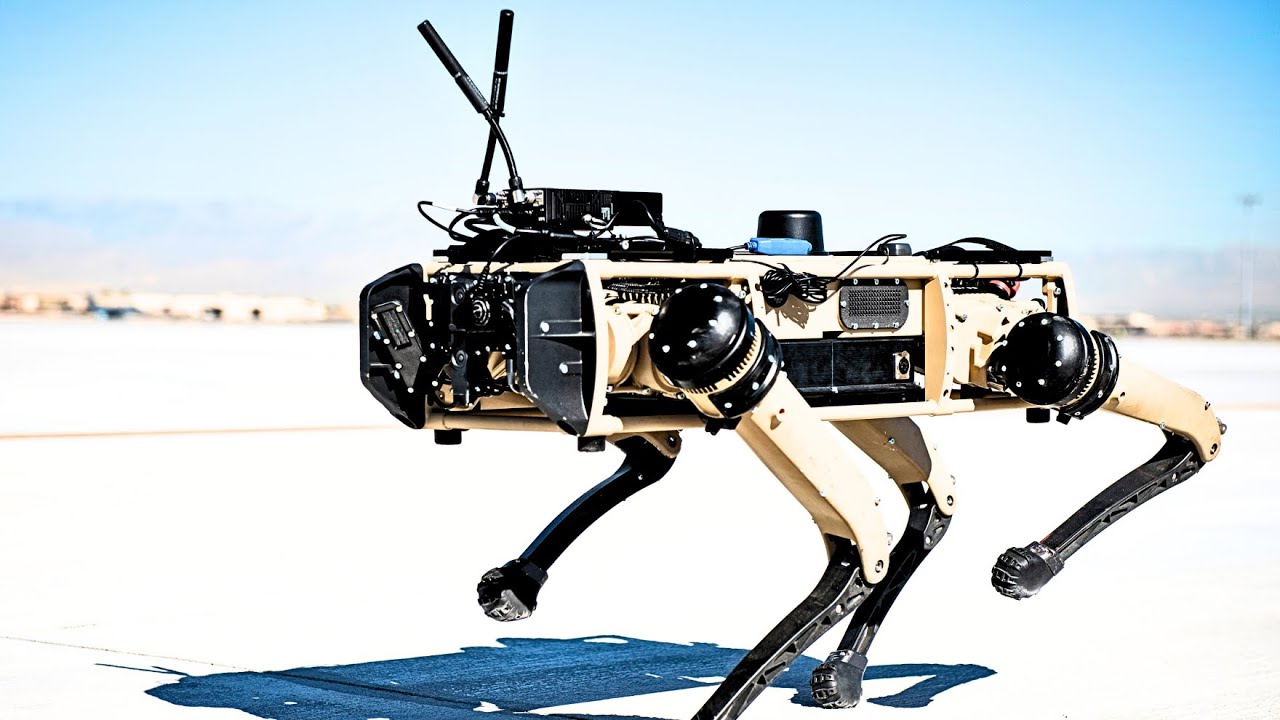 Robot Dogs Deployed as a Guard Dog at a U.S Military Base - YouTube