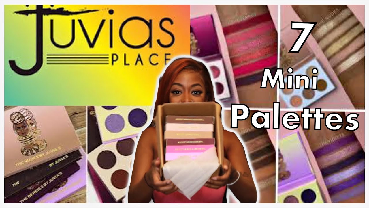 Juvia's Place Haul | 7 Mini Palettes | 2024 - YouTube