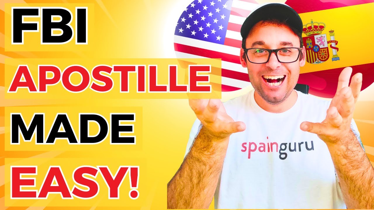 FBI Background Check For Spanish Visas Made Easy Online - YouTube