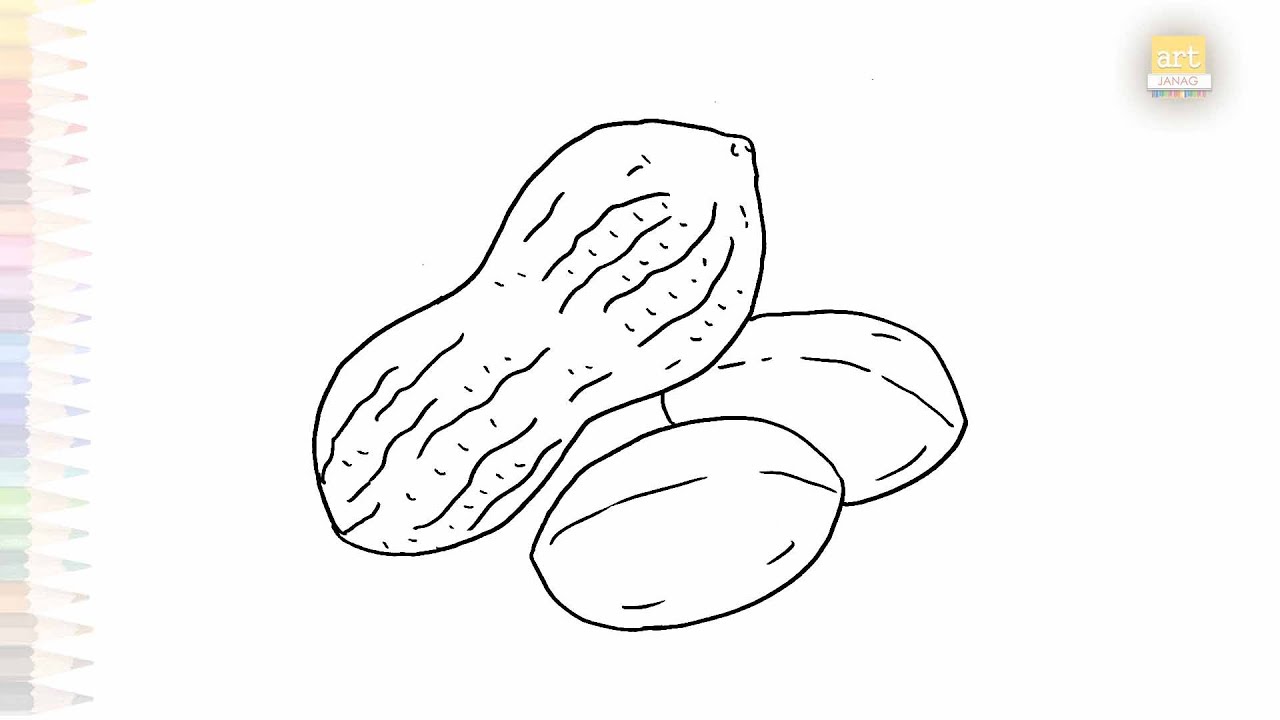 Peanuts drawings | Outline drawings easy | How to draw Peanuts step by ...