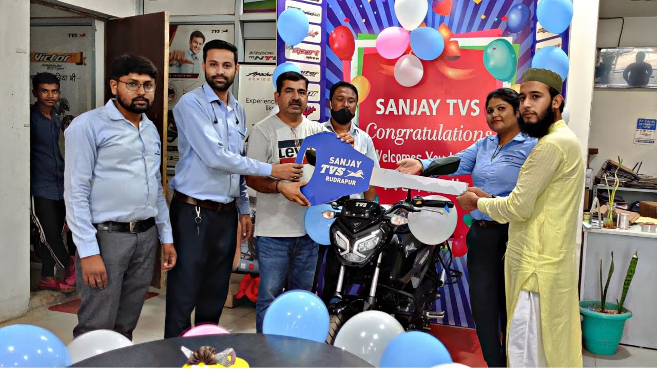 2021 All New TVS Raider First Delivery by Sanjay TVS Rudrapur U.S Nagar ...