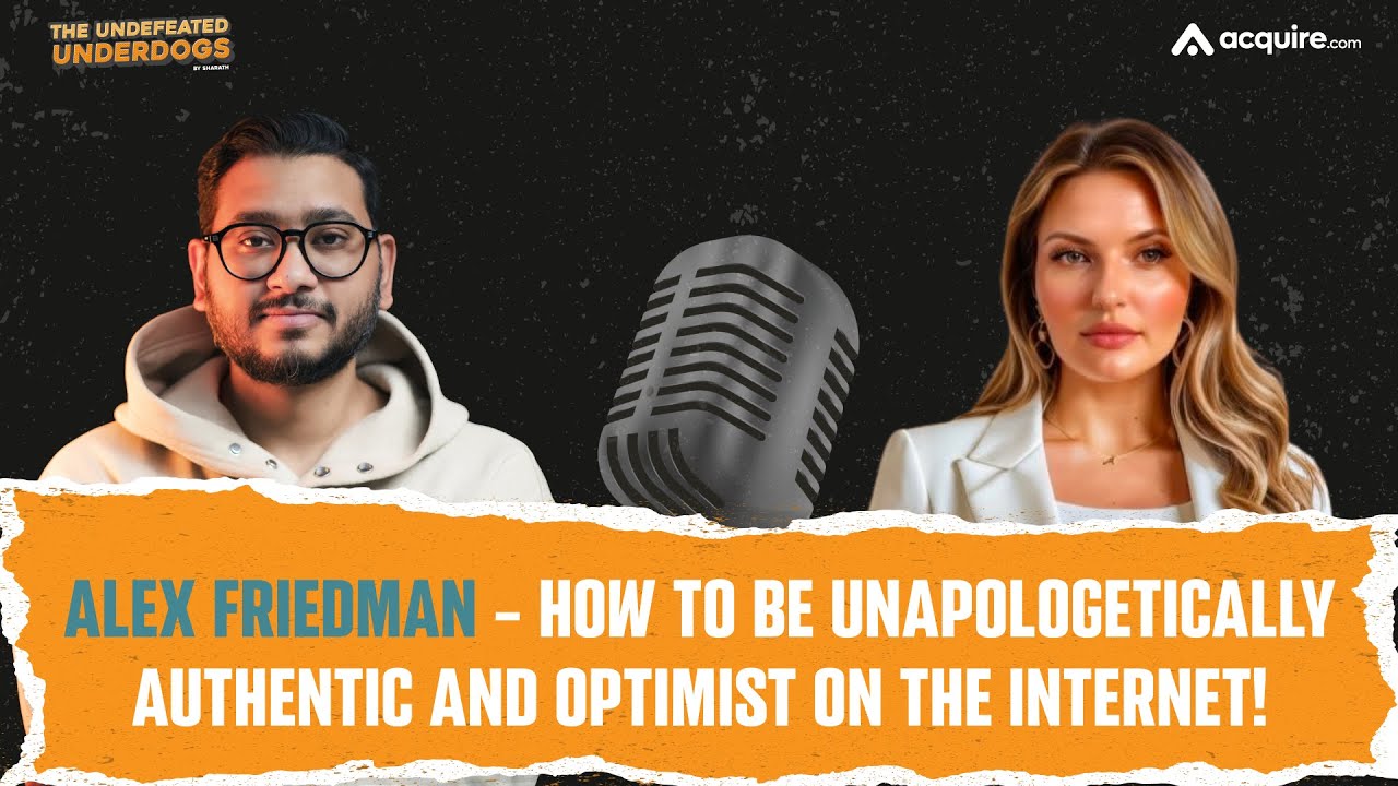 Alex Friedman - How to be unapologetically authentic and optimist on the Internet! - YouTube