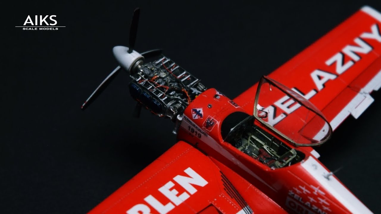 Zlin-50LS Brengun 1/72, Airplane Model - YouTube
