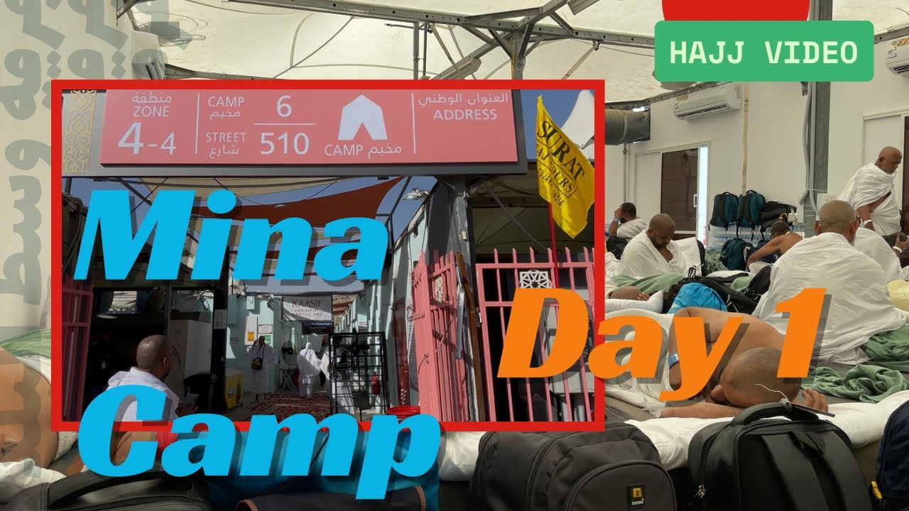 Indian Haji 🇮🇳 Mina Camp Day 1 | Haj 2025 | Mina Camp - YouTube