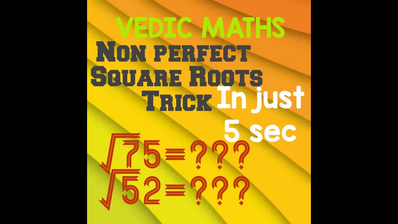 Square Root Of Imperfect Squares