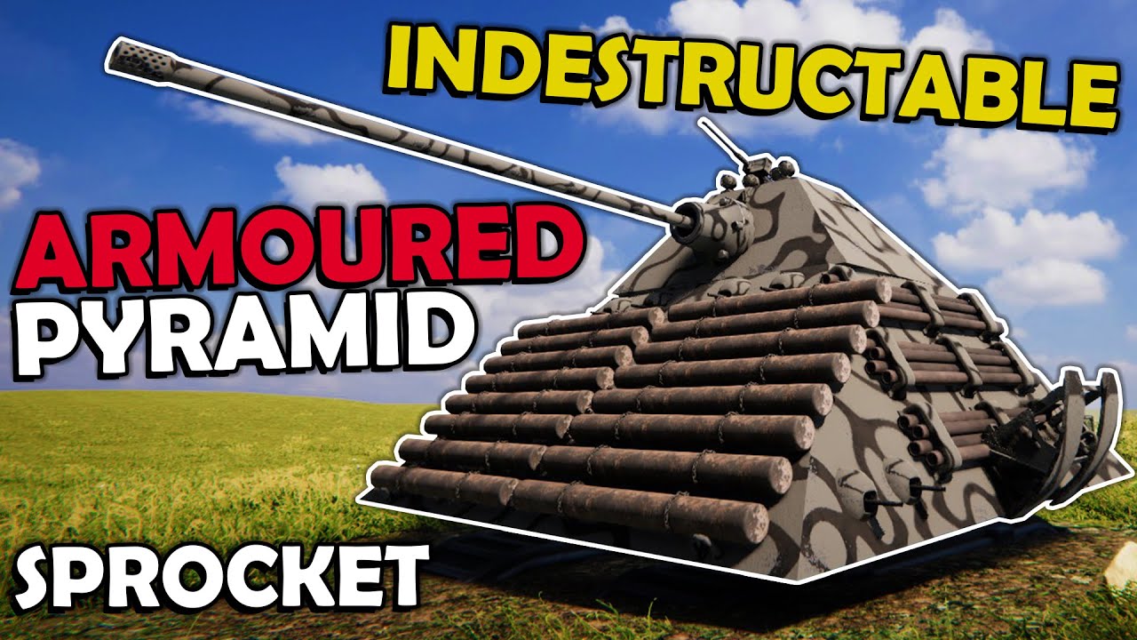Invulnerable Pyramid FORT TANK! - Sprocket Tank Gameplay - YouTube