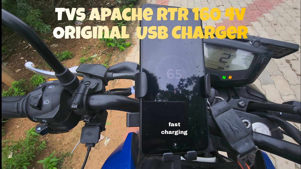 Apache 160 4V'la USB Mobile Charger Fit Panradhu! Eppadi Easy-A Setup Panlam? - YouTube