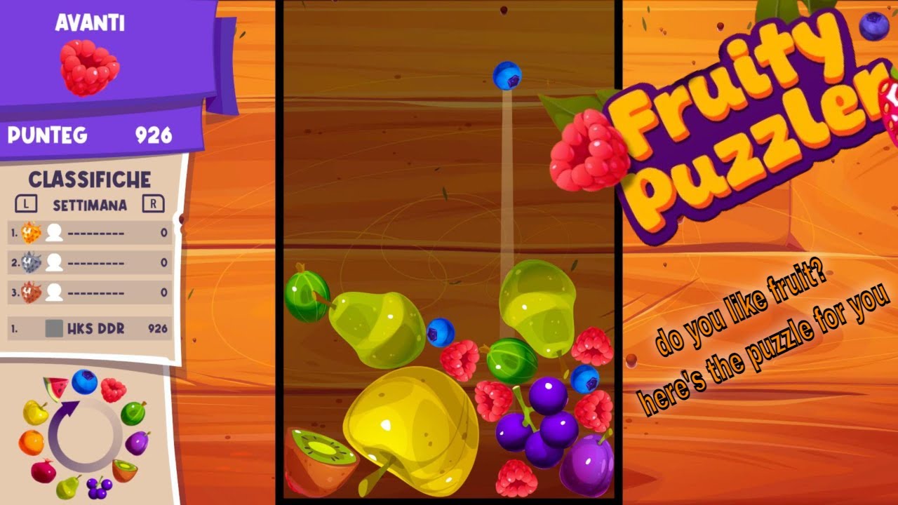Fruity Puzzler -When fruit becomes a puzzle - YouTube