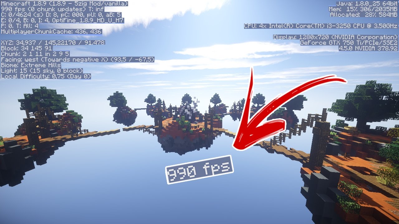 SkyWars: NOVA SHADERS LEVE PARA PC RUIM + DE 990 FPS - Sky Minigames ...