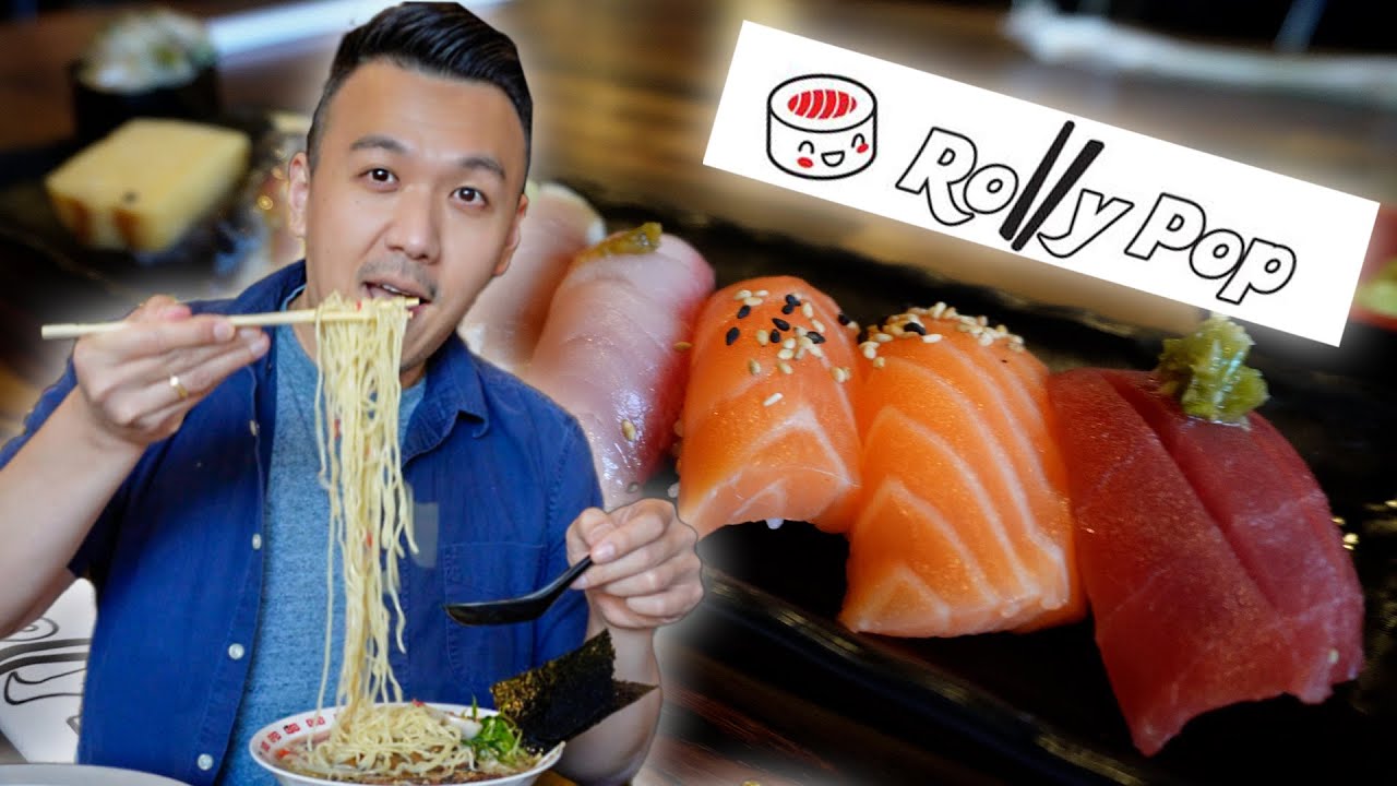 Tasting ROLLY POP! Delicious & Affordable Japanese Cuisine - YouTube