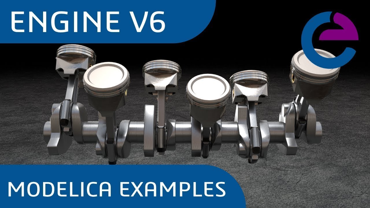 EnVision - Modelica Examples - Engine V6 - YouTube