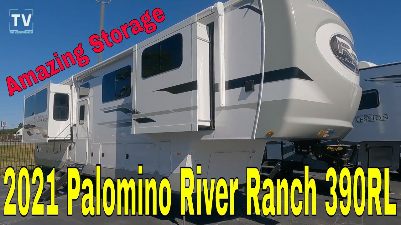 2021 Palomino River Ranch 390RL // Amazing Storage Space - YouTube