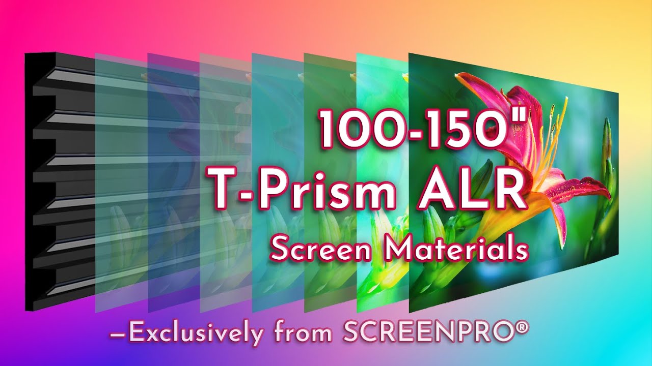 What is T-Prism Fabric? | SCREENPRO Anti Light Projection Screen UST ...