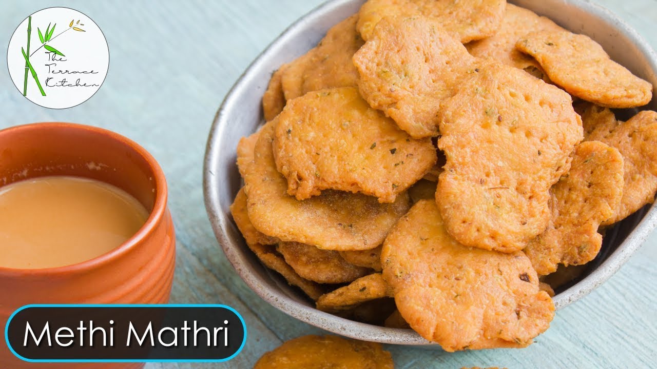 Crunchy & Light Methi Mathri | Market Style Methi Mathri | Fenugreek ...
