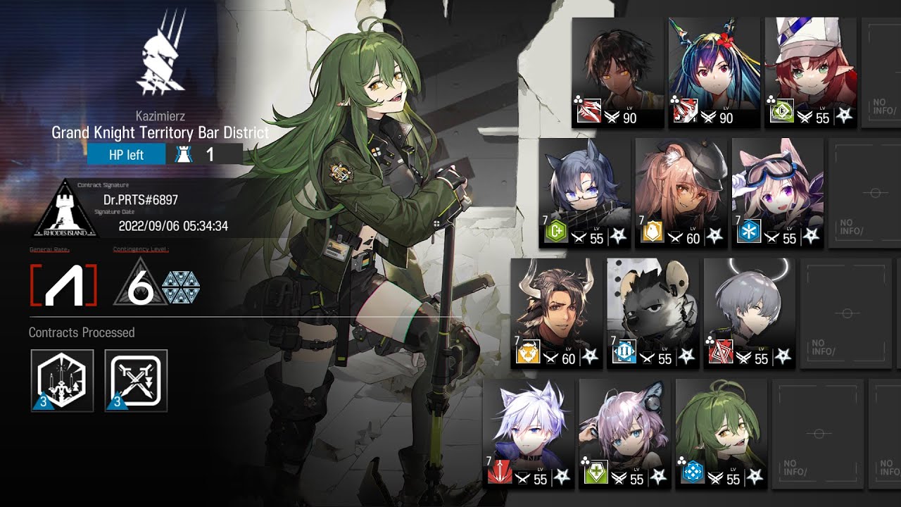 Arknights CC#8 大騎士領酒吧街 Permanent Map Grand Knight Territory Bar ...