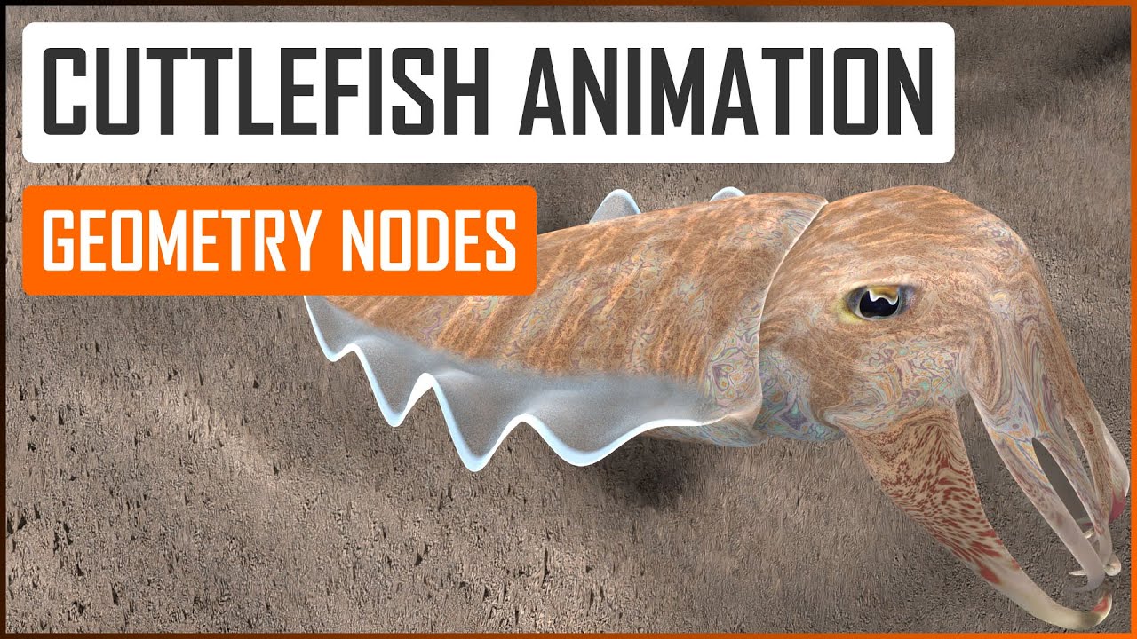 Procedural Cuttlefish animation - YouTube