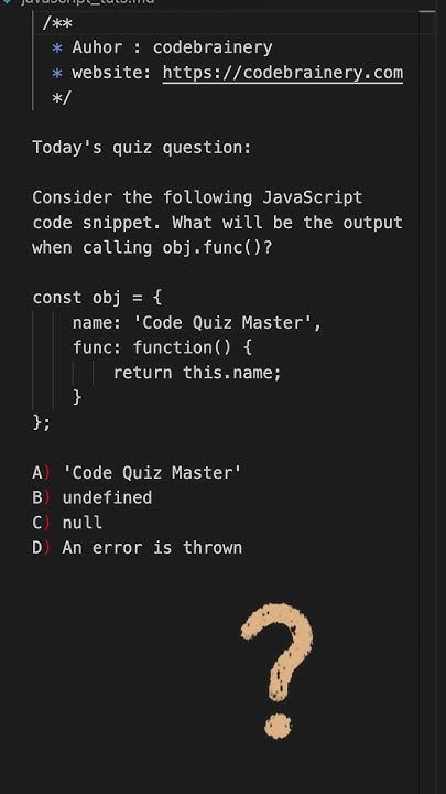 Deciphering JavaScript's this Keyword #viral #codingchallenge #javascript #shortvideo #ytshorts ...