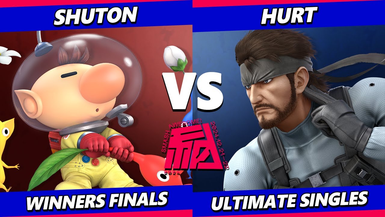 Smash Awesome WINNERS FINALS - Shuton (Olimar) Vs. Hurt (Snake) Smash ...