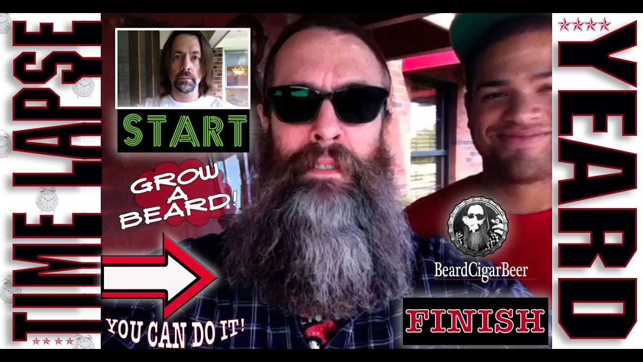 Yeard - One Year of Beard Growth - Time Lapse [SLOW] - YouTube
