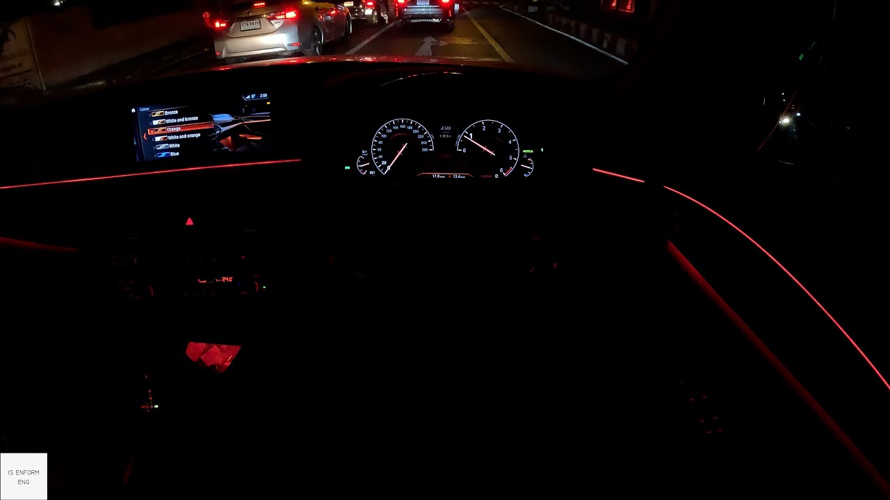 2018 BMW 520d M Sport G30 / POV Night Drive - YouTube