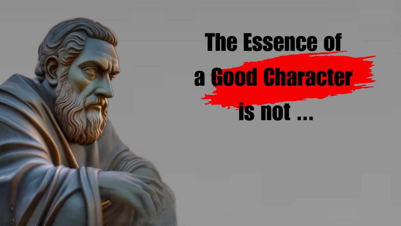 How To Build A Strong Character | Practical Stoic Principles - YouTube