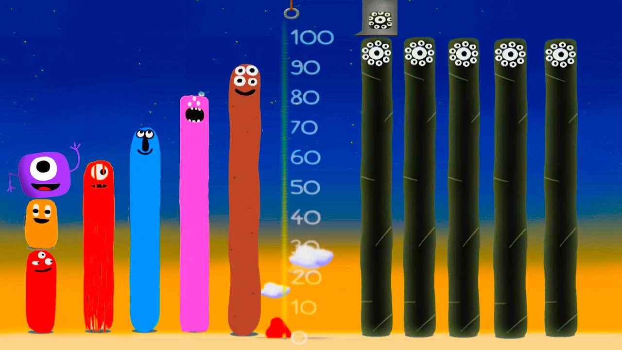 Addition of Big Numbers with Funny Monsters! Math Ladder from DragonBox ...