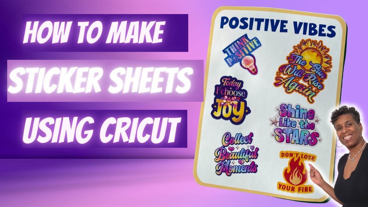 HOW TO MAKE STICKER SHEETS USING CRICUT | KISS CUT AND DIE CUT STICKERS ...