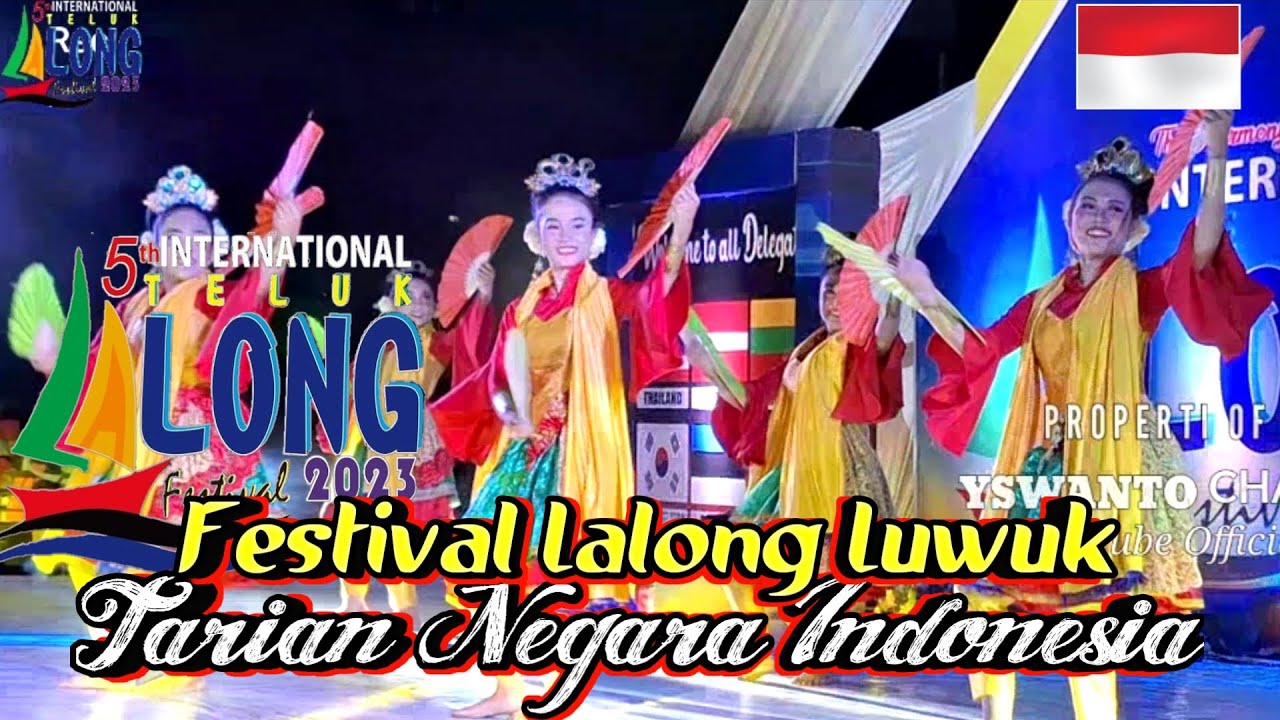 TARIAN NEGARA INDONESIA TARI ROMPONG DI FESTIVAL INTERNATIONAL TELUK ...