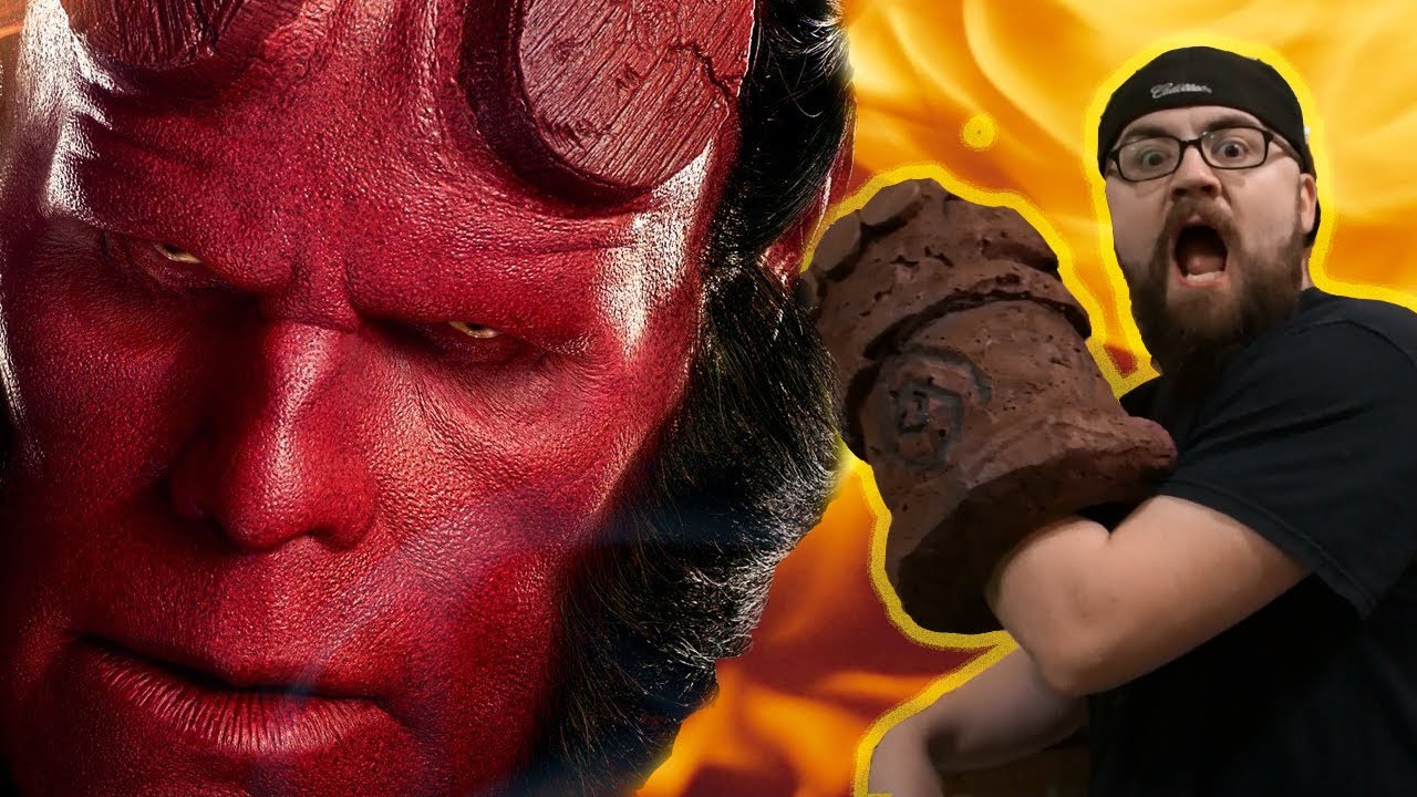 Hellboy Arm Cosplay Build - YouTube