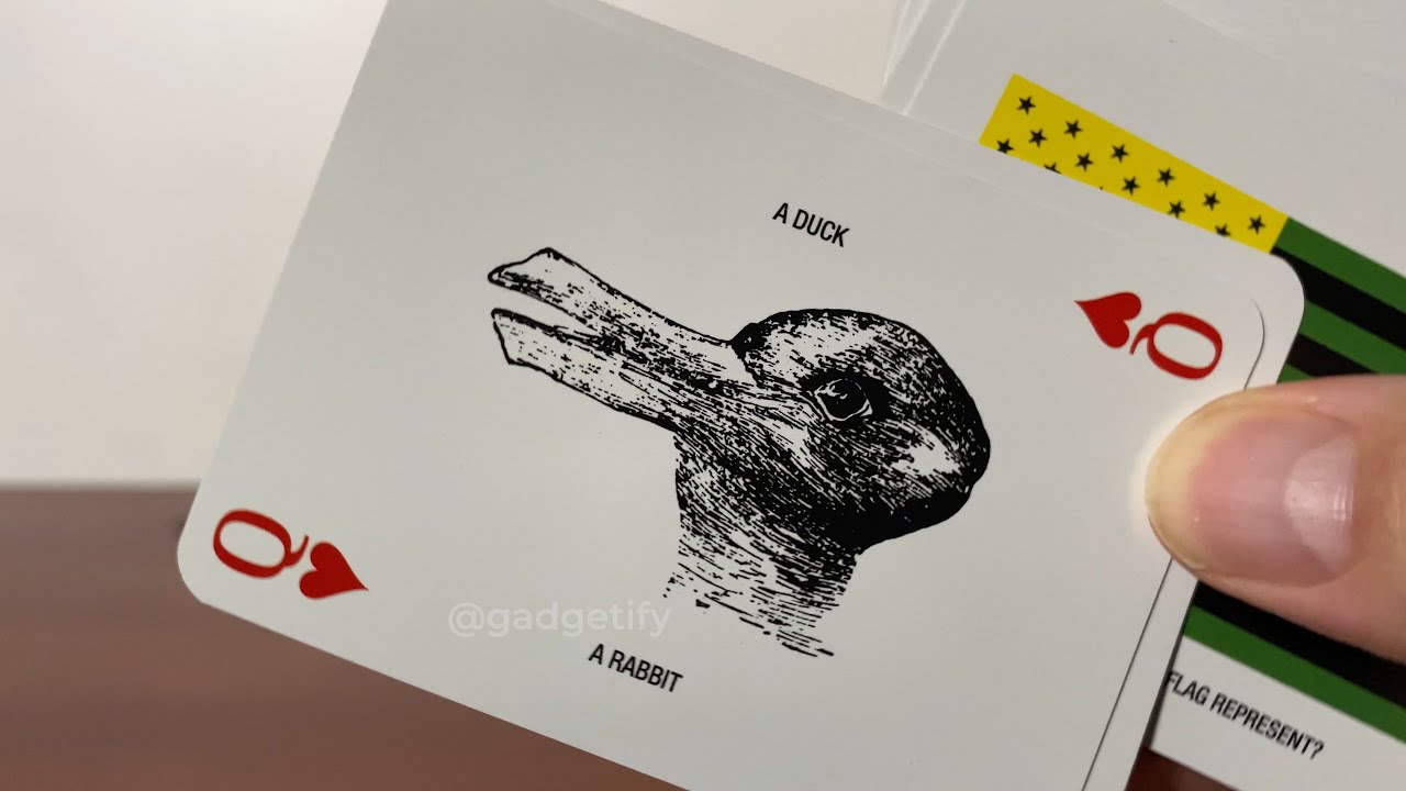 😵 Optical Illusions Playing Cards -- Gadgetify - YouTube