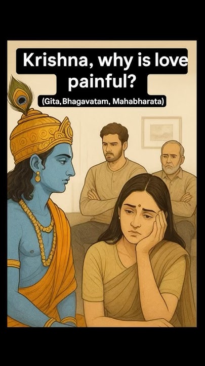 Krishna, why love is painful? #krishna #bhagavadgita #bhagavatam #mahabharat - YouTube