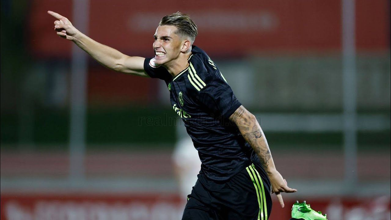 Iker Bravo - Real Madrid Castilla vs Sanse (17/09/2022) - YouTube