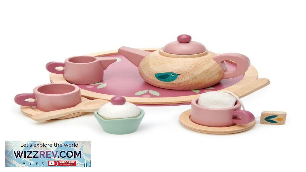 Tender Leaf Toys Pretend Birdie Tea Set Review - YouTube
