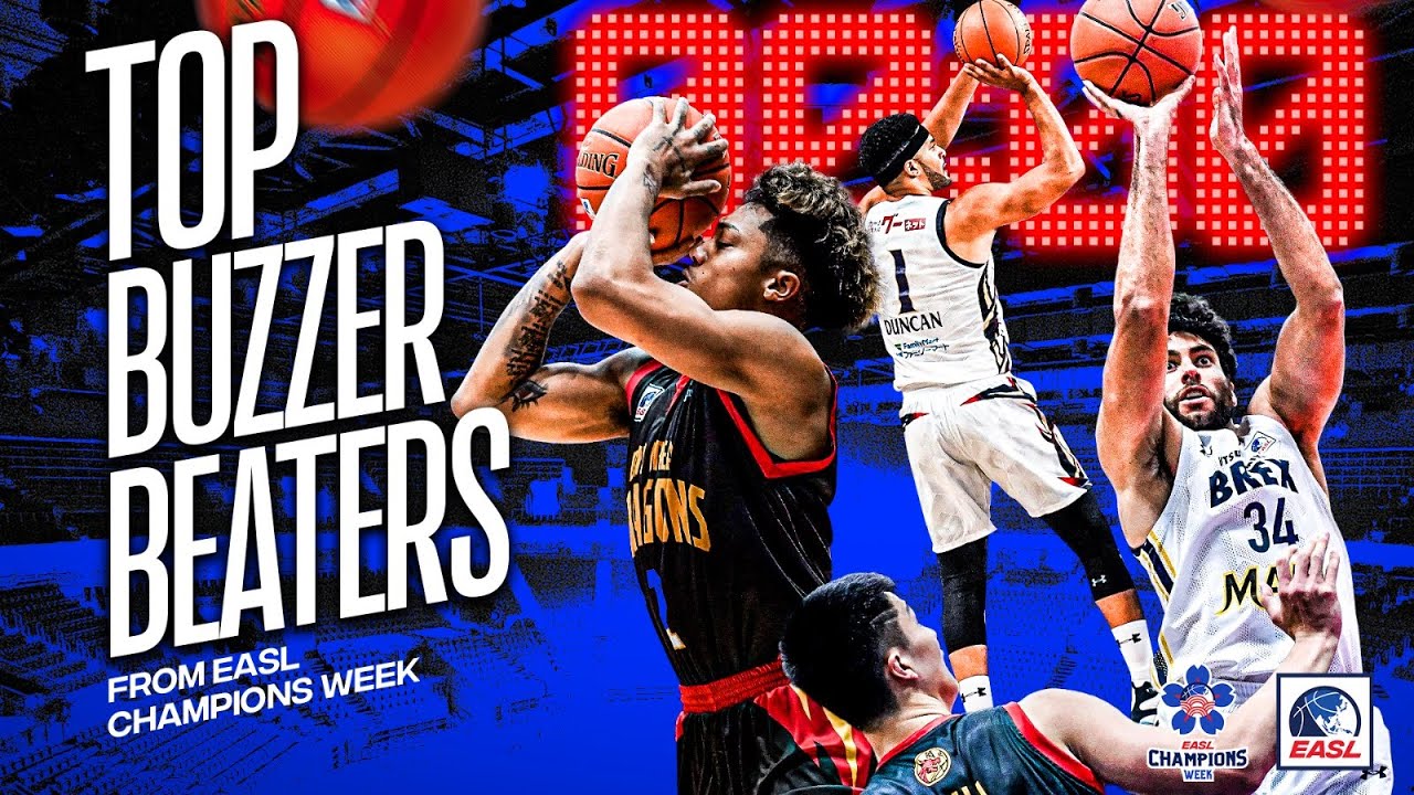 Top Buzzer Beaters from EASL Champions Week 2023 - YouTube