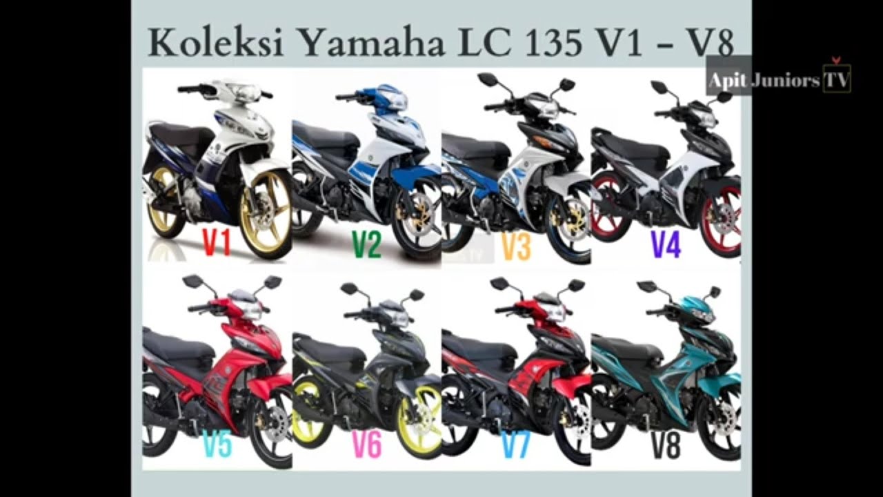 Koleksi Yamaha LC135 (V1 - V8) Malaysia - YouTube