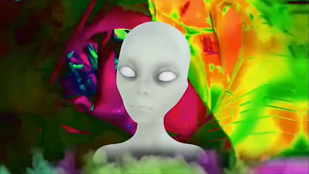 Psychedelic Alien Face - YouTube