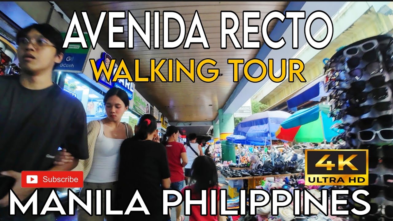 WALKING TOUR AT RIZAL AVENUE (AVENIDA)CRUZ MANILA PHILIPPINES # ...