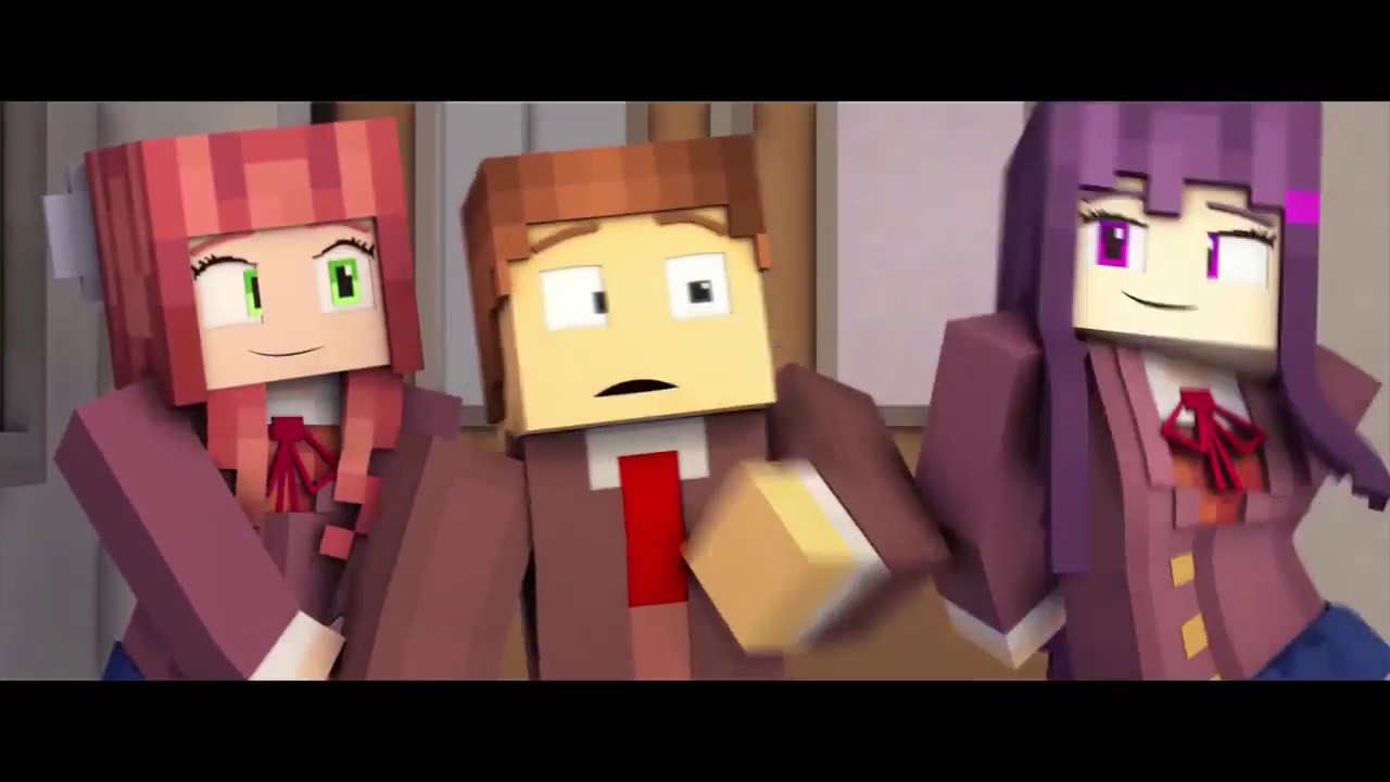 Doki Doki Literature Club ☆ Just Monika minecraft parodia español (leer ...