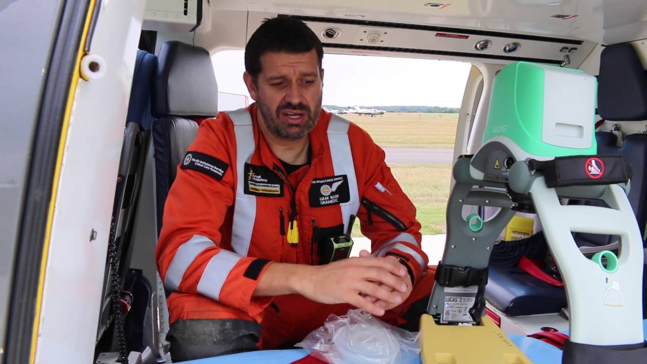 What's in an air ambulance? The LUCAS device - YouTube