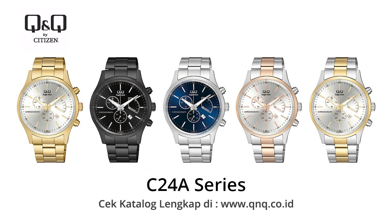 Q&Q Fashion Superior C24A - Review & Setting Jam Tangan Stainless Steel Analog (Q&Q INDONESIA ...