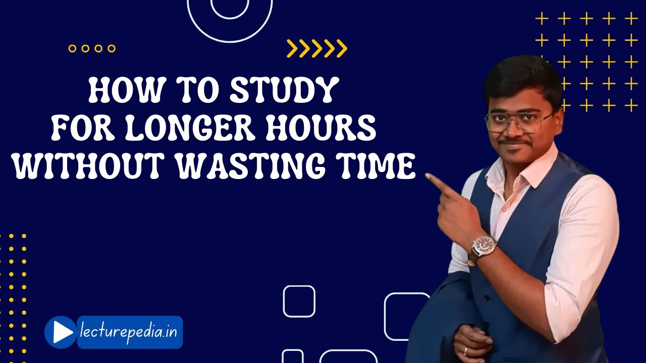 How to study for longer hours without wasting time - YouTube